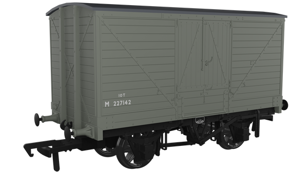 LNWR Dia.88 10T Van – No.M227142 – BR Grey – www.wicormodels.com