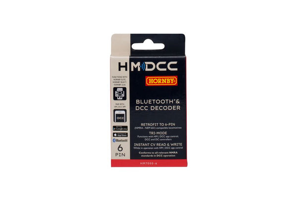 HM7000-6: Bluetooth® & DCC Decoder (6-pin) – www.wicormodels.com