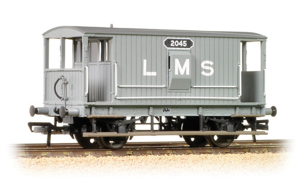 Midland 20T Brake Van LMS Grey (with Duckets) – www.wicormodels.com