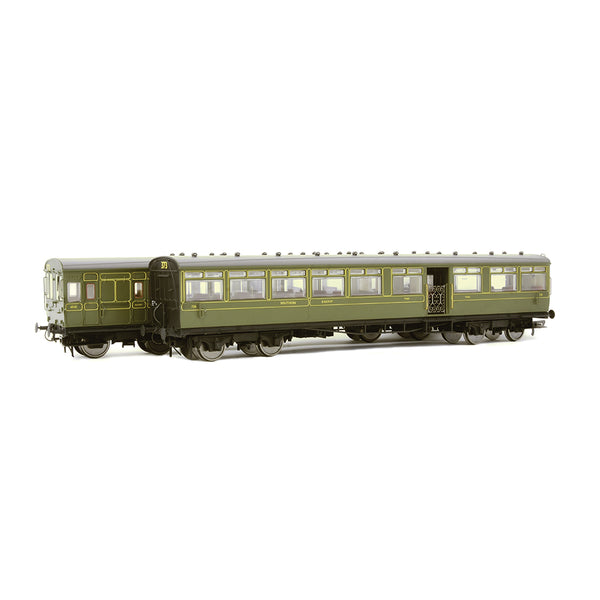 LSWR 'Gate Stock' 2-Coach Set SR Maunsell Green – www.wicormodels.com