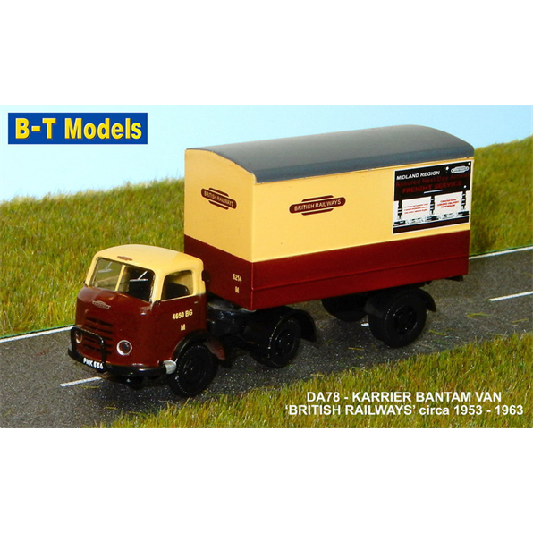 Karrier Bantam Van - British Railways – www.wicormodels.com